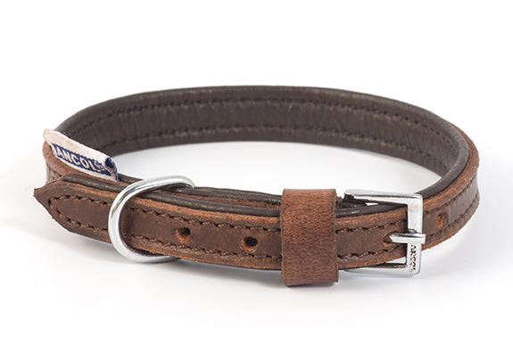 Ancol Vintage Leather Padded Collar – Bertie & Bella's Boutique
